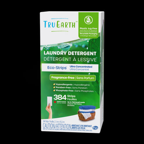 Tru Earth Laundry Detergent (Fragrance Free) - 384 Strips – Tru Earth US