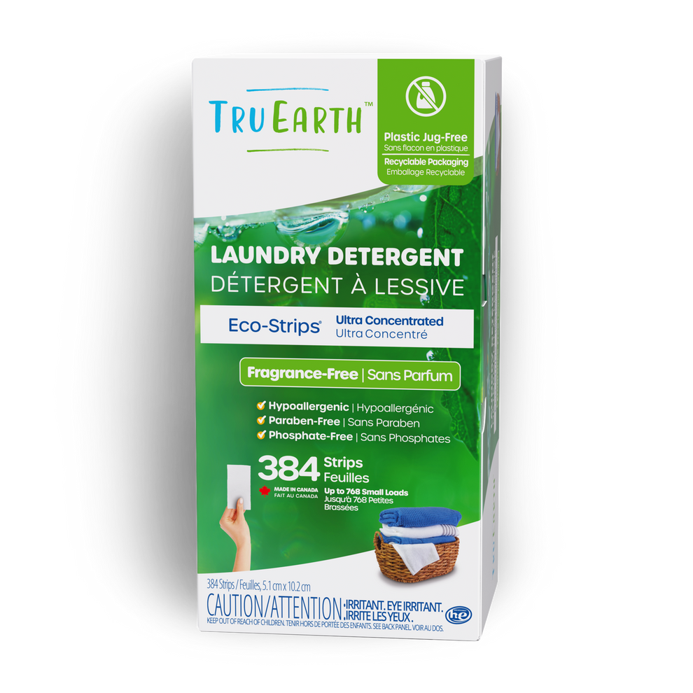 Tru Earth Laundry Detergent (Fragrance Free) - 384 Strips – Tru Earth US