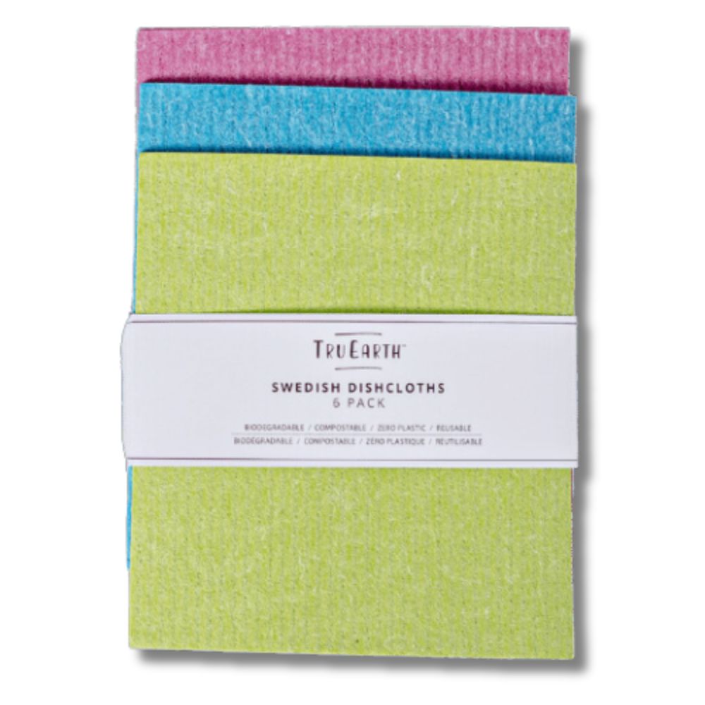 Tru Earth Swedish Cloths 6-pack (Multi Color) – Tru Earth US