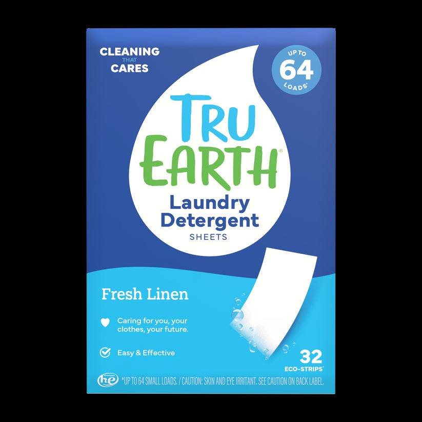Tru Earth Laundry Detergent (Fresh Linen) - 384 Strips – Tru Earth US